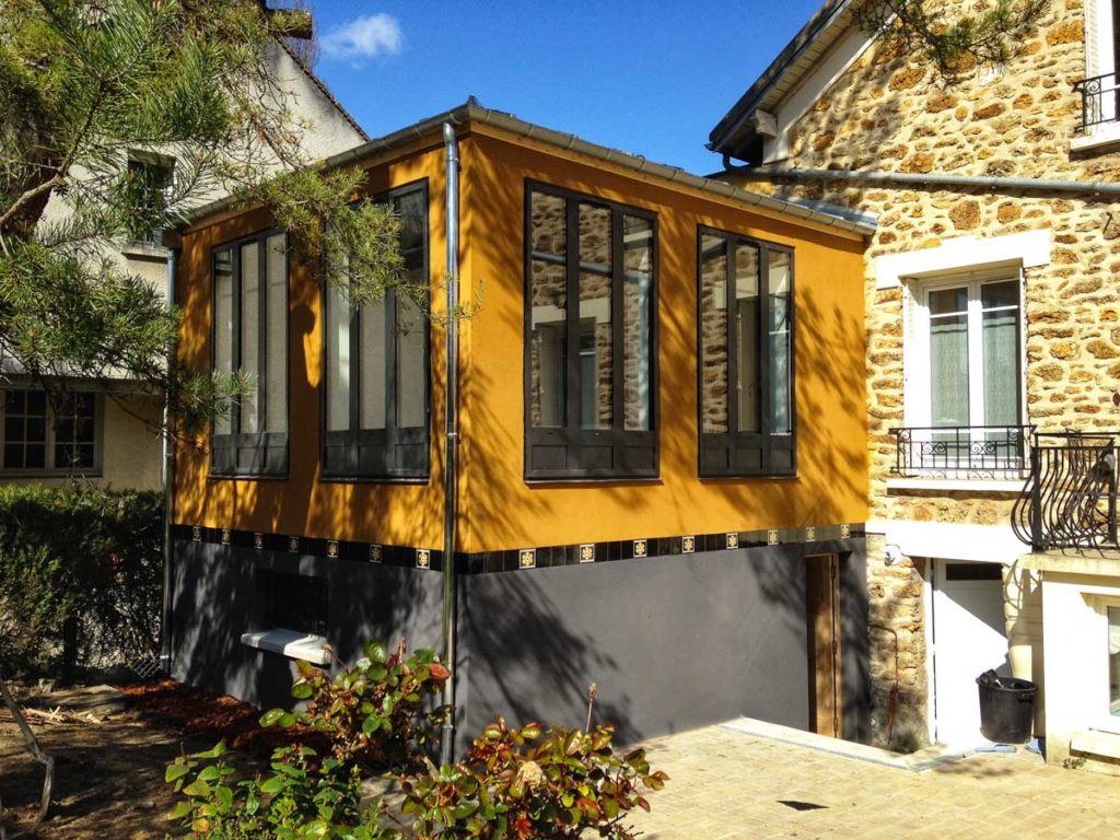 Extension d'une maison en pierres meulières à Lagny sur Marne ...